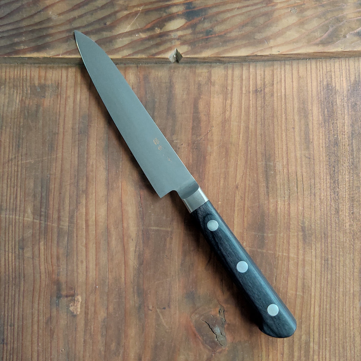 Petty 130mm Gin8 Single Bevel – Sanjo Blade