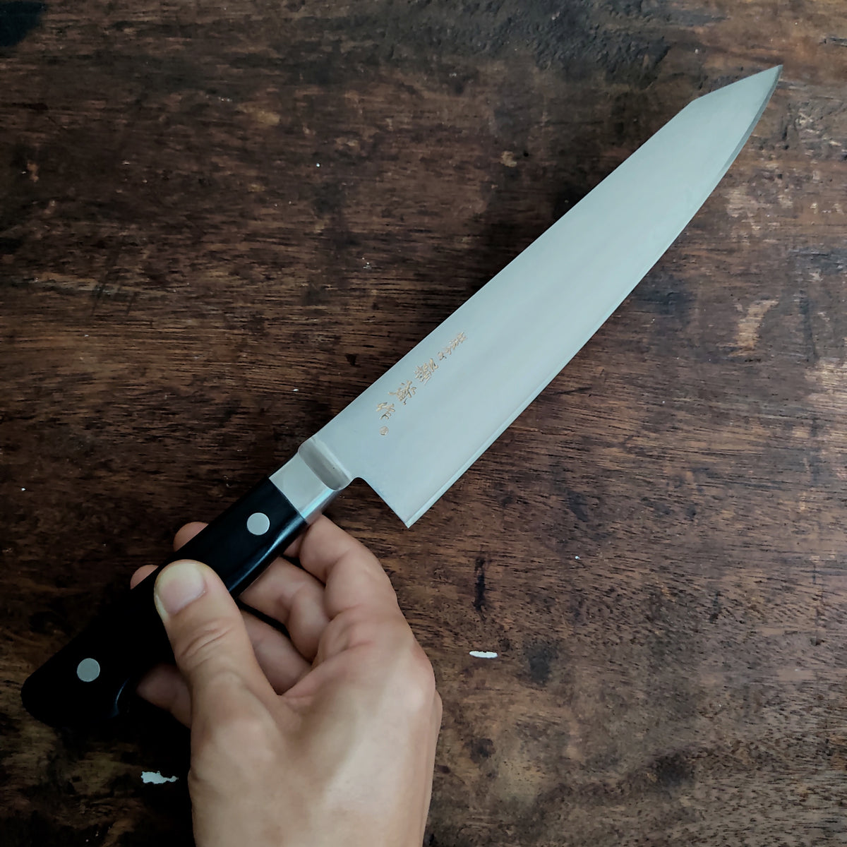 Gyuto full carbon steel 240mm – Sanjo Blade